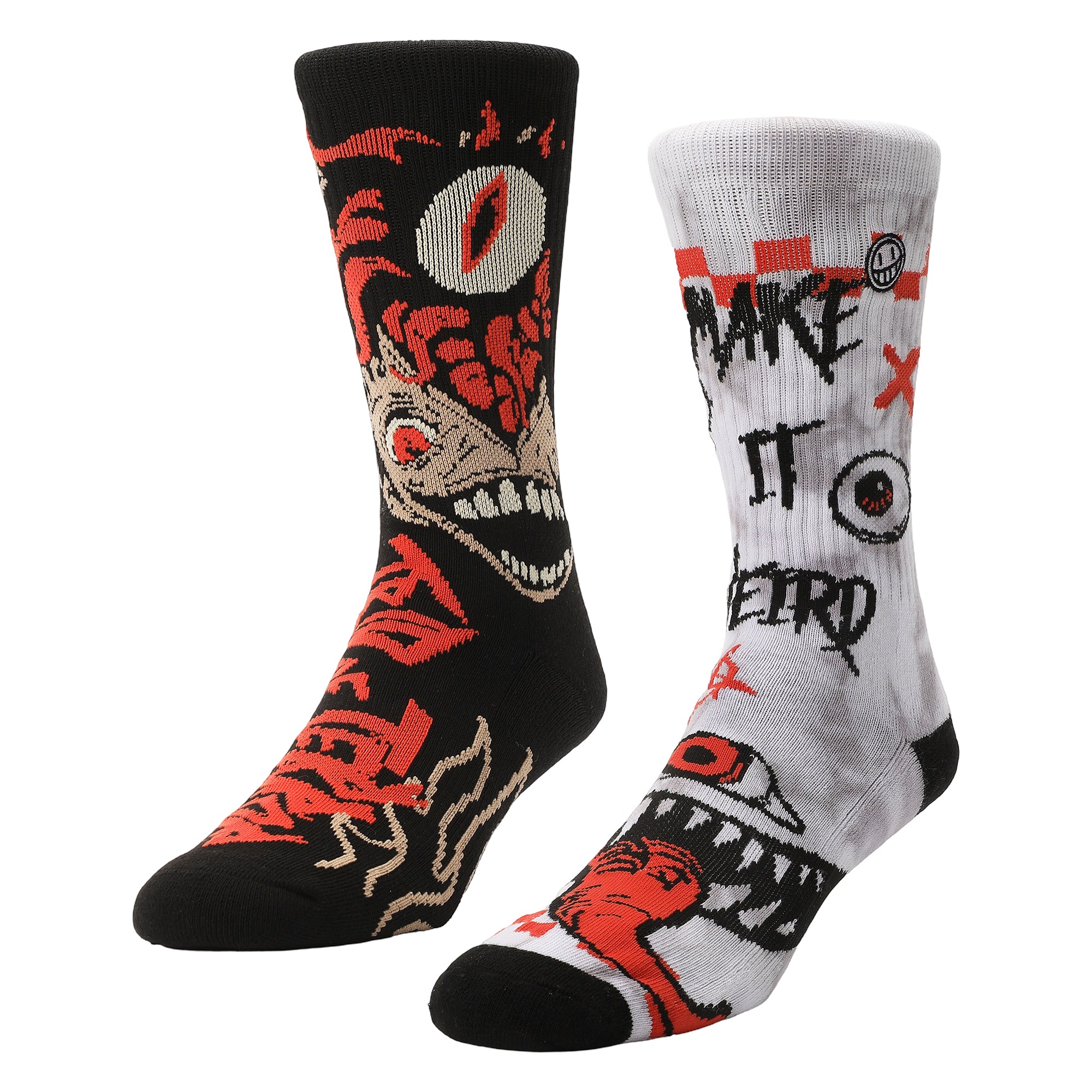 Trip of Terror Tie-Dye Crew Socks Set - Brain Rot Worldwide - The Boys