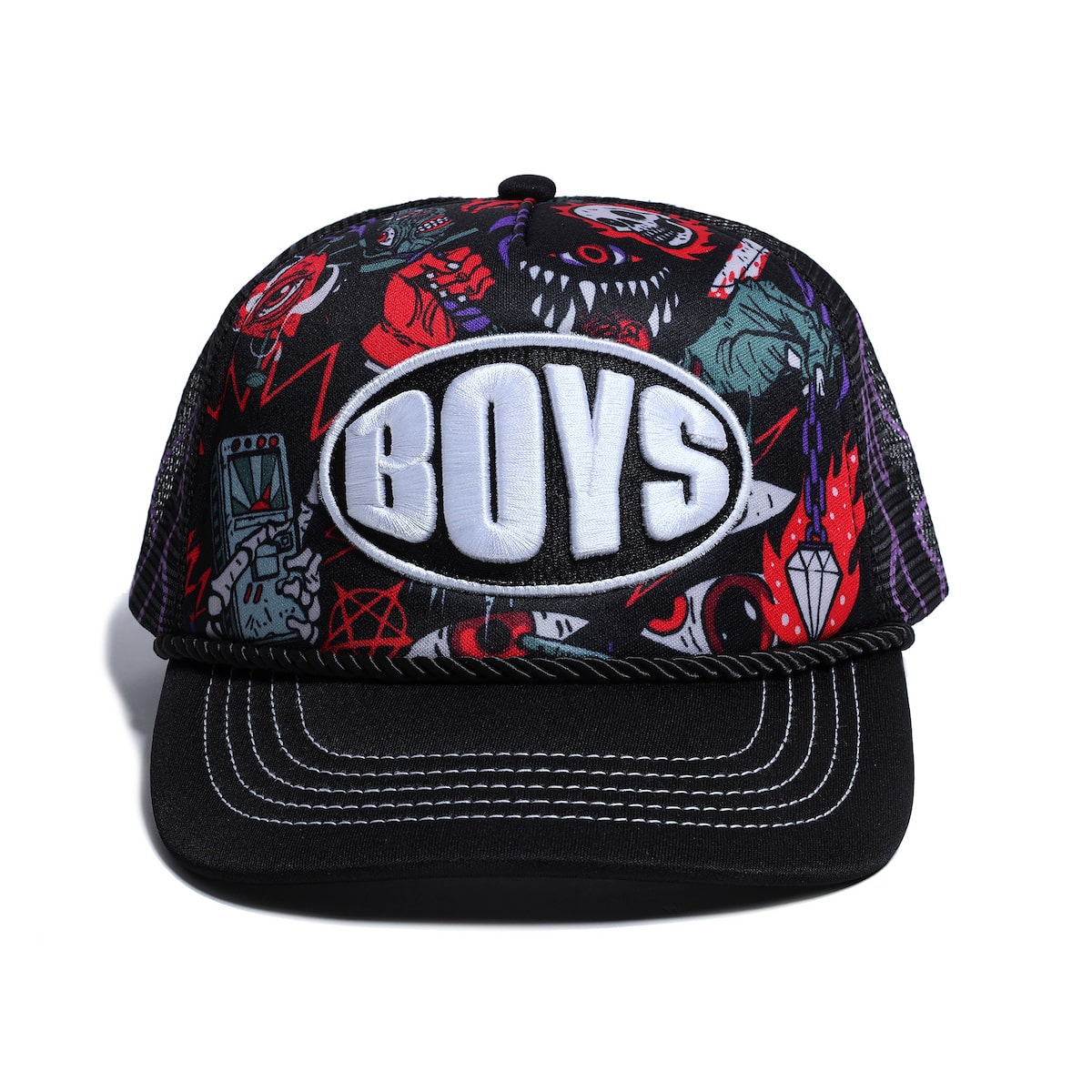 Trip of Terror Trucker Hat - Brain Rot Worldwide - The Boys